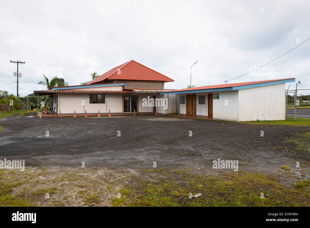 Big Corn Island International Airport building, Nicaragua Stock Photo ...