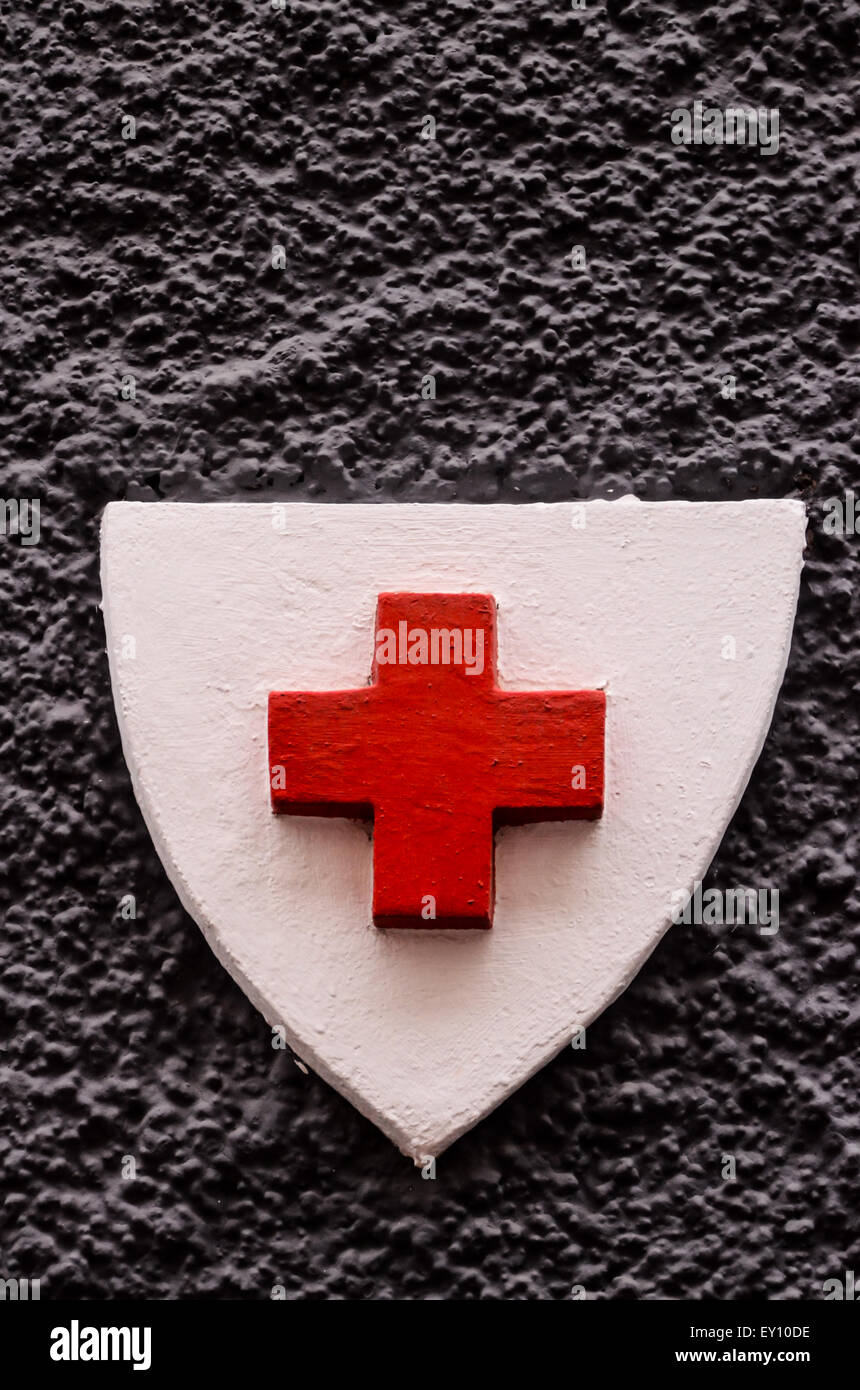 Red Cross Medical Sign Stock Photo - Alamy