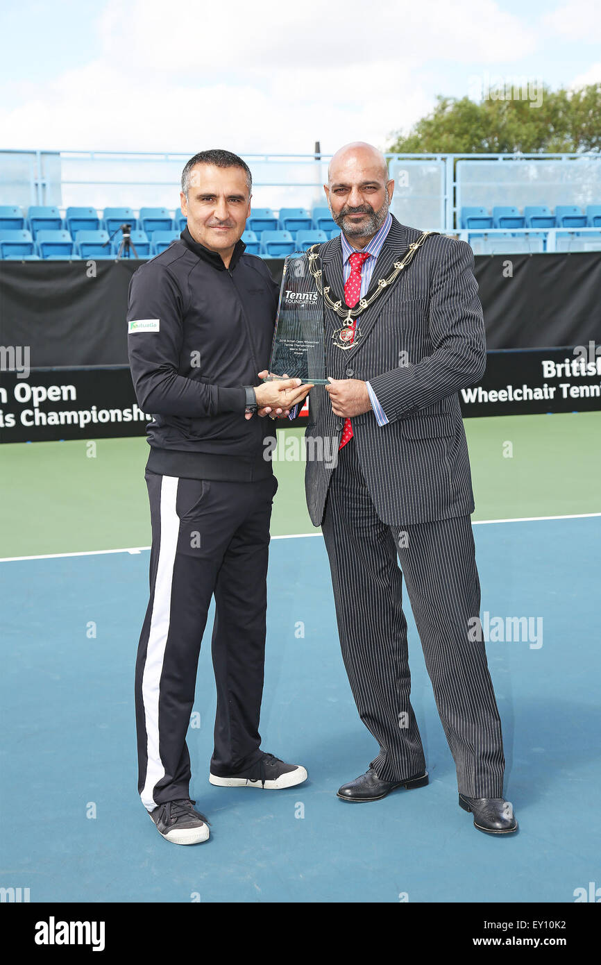 Tennis Centre, Nottingham, UK. 19th July, 2015. British Open Wheelchair ...