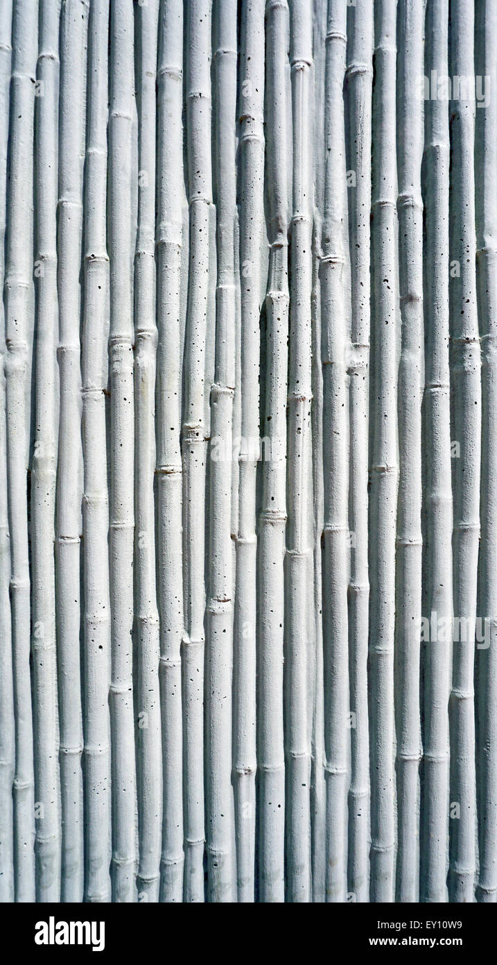 concrete wall texture bamboo pattern Stock Photo - Alamy