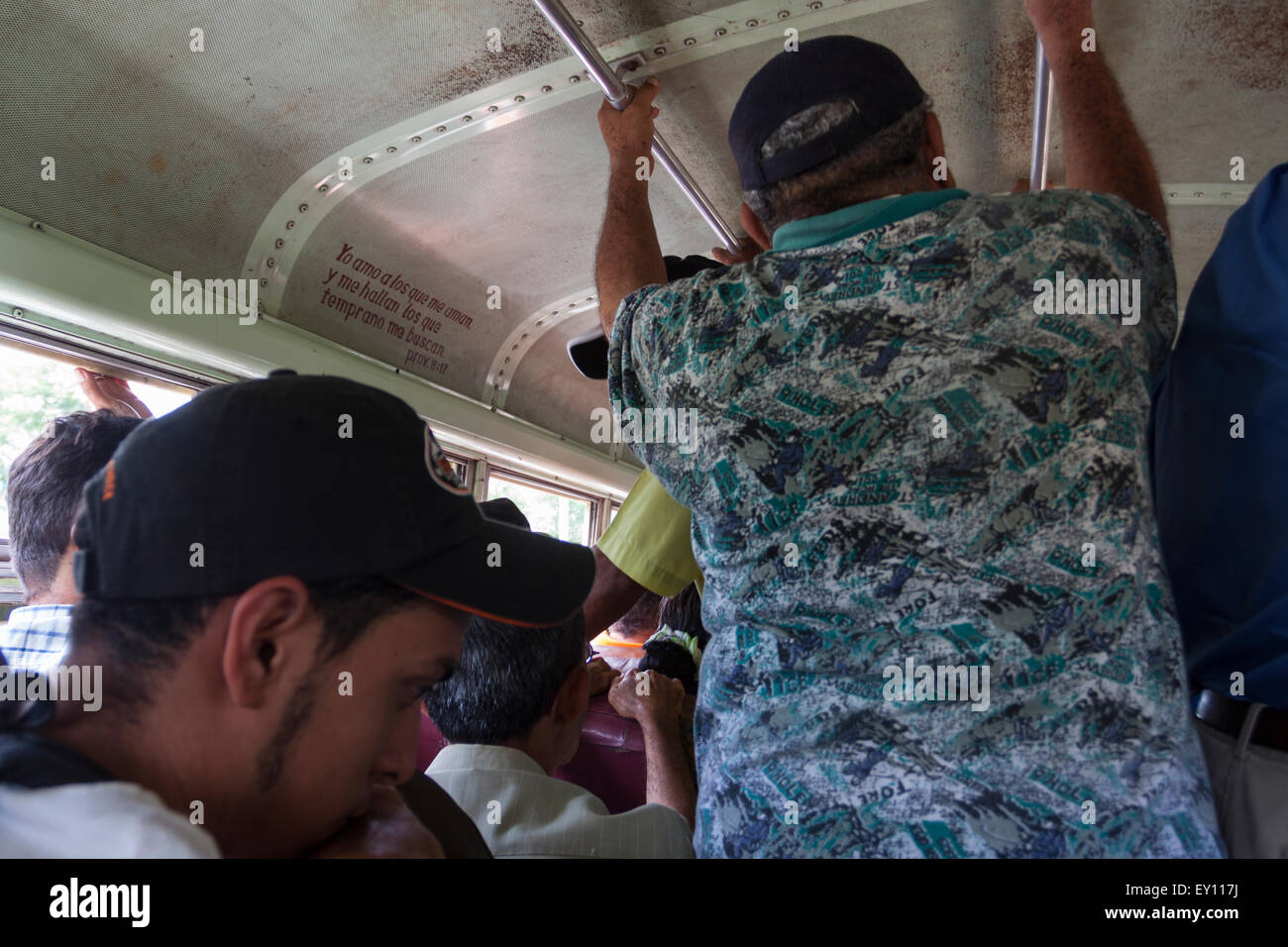 Bus crowded passengers inside hi-res stock photography and images - Alamy