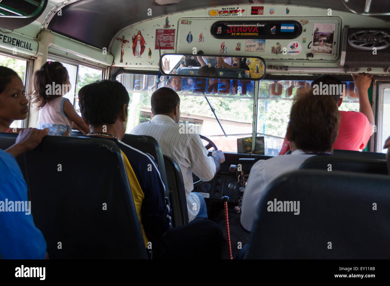Bus crowded passengers inside hi-res stock photography and images - Alamy
