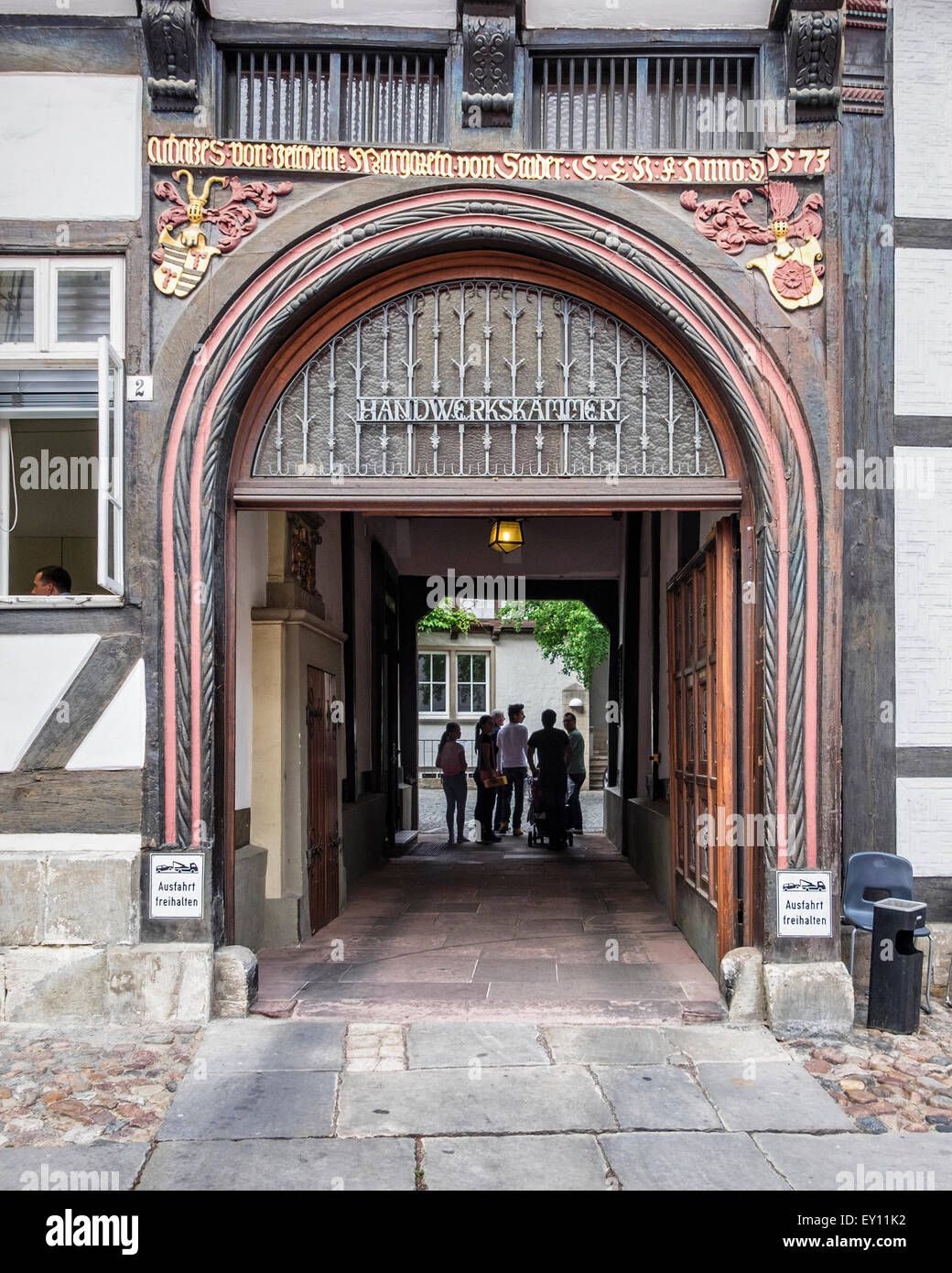 Braunschweig, Brunswick, Germany - Gildehaus Guild House Entrance ...