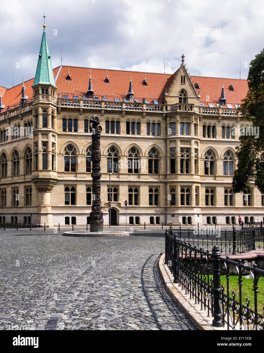 Braunschweig, Brunswick, Germany - Neo-gothic city hall and 9 metre ...