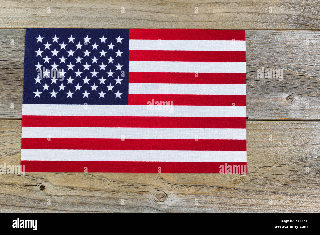 United States of America flag on rustic cedar wood Stock Photo - Alamy