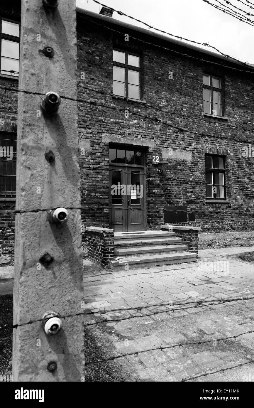Block at Auschwitz-Birkenau Concentration Camp Stock Photo - Alamy