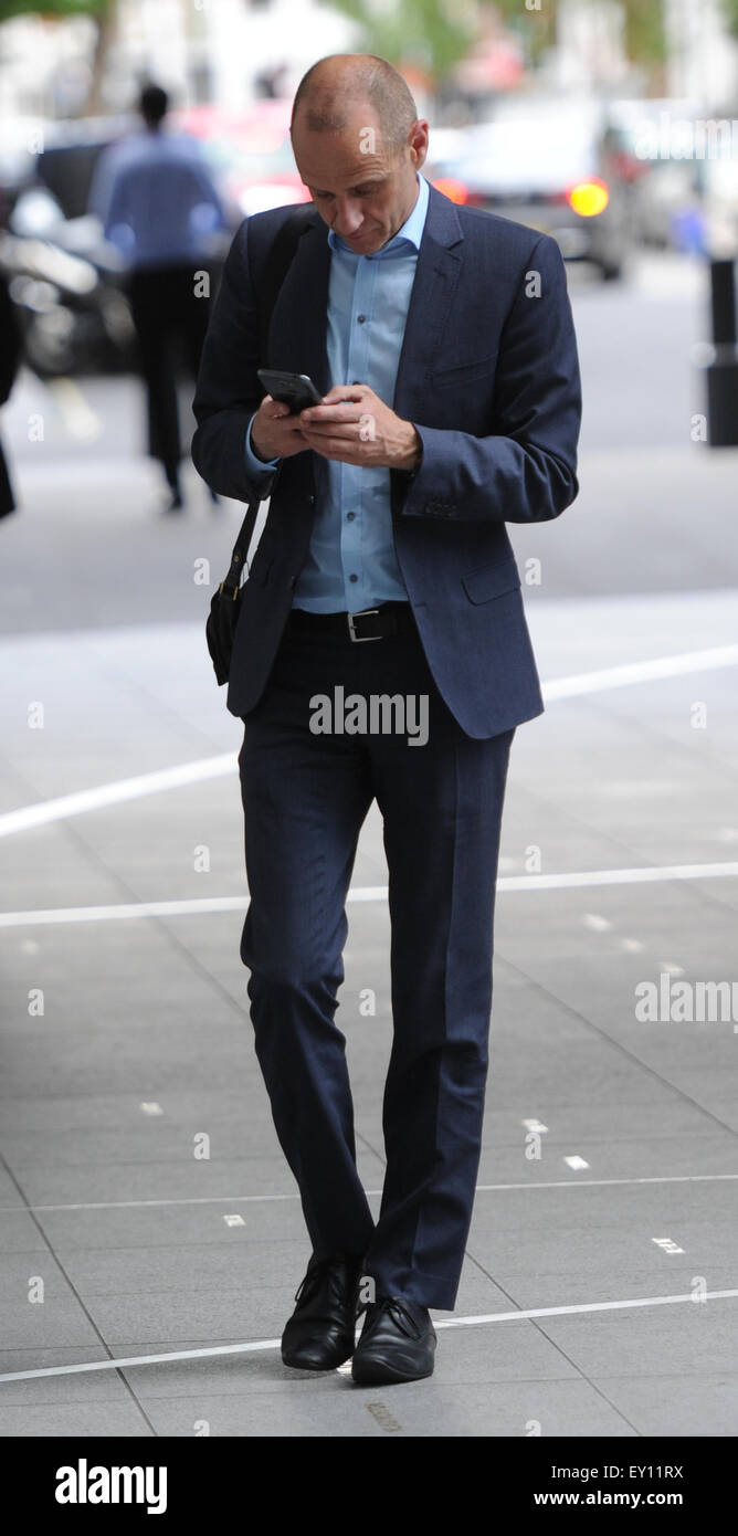 Evan Davis seen out in London Featuring: Evan Davis Where: London ...