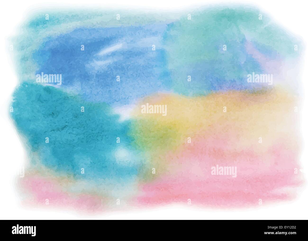 Light colorful watercolor background. Painted rectangle Stock Vector ...