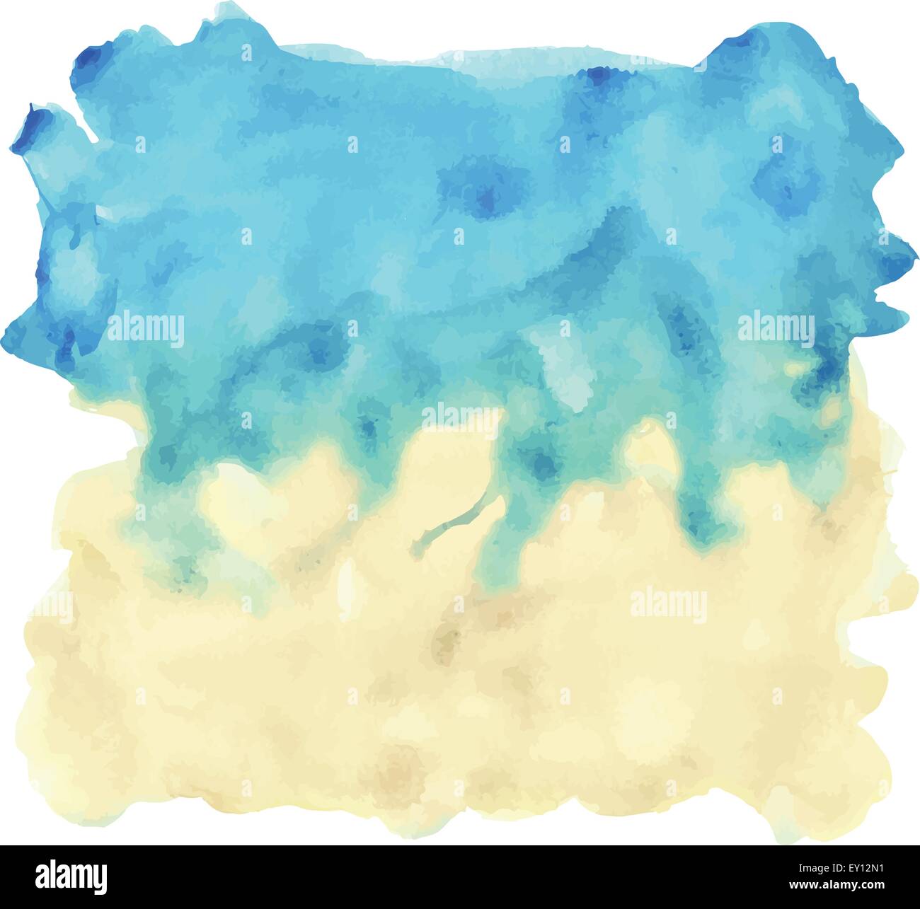 Light colorful watercolor background. Hand painted rectangle. Vector ...