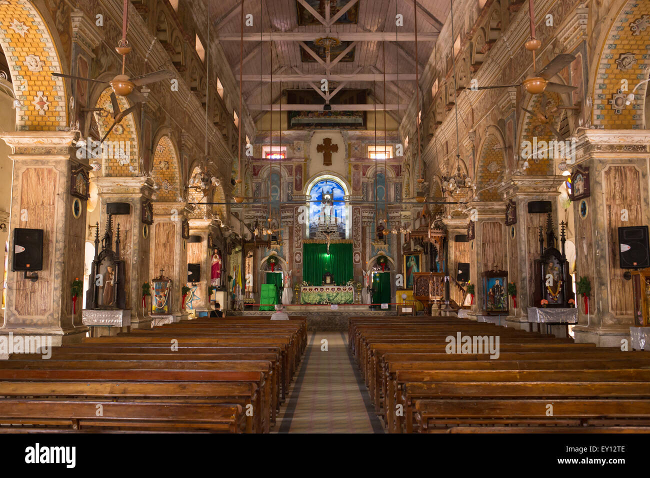 Modern catholic church interior hi-res stock photography and images - Alamy