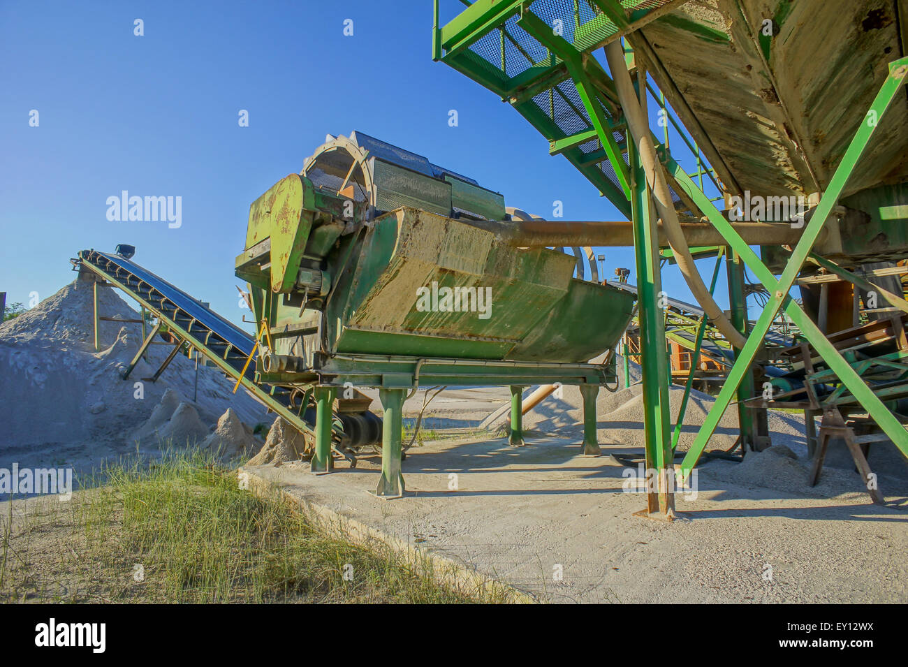 Industrial Gravel Quarry Stock Photo - Alamy