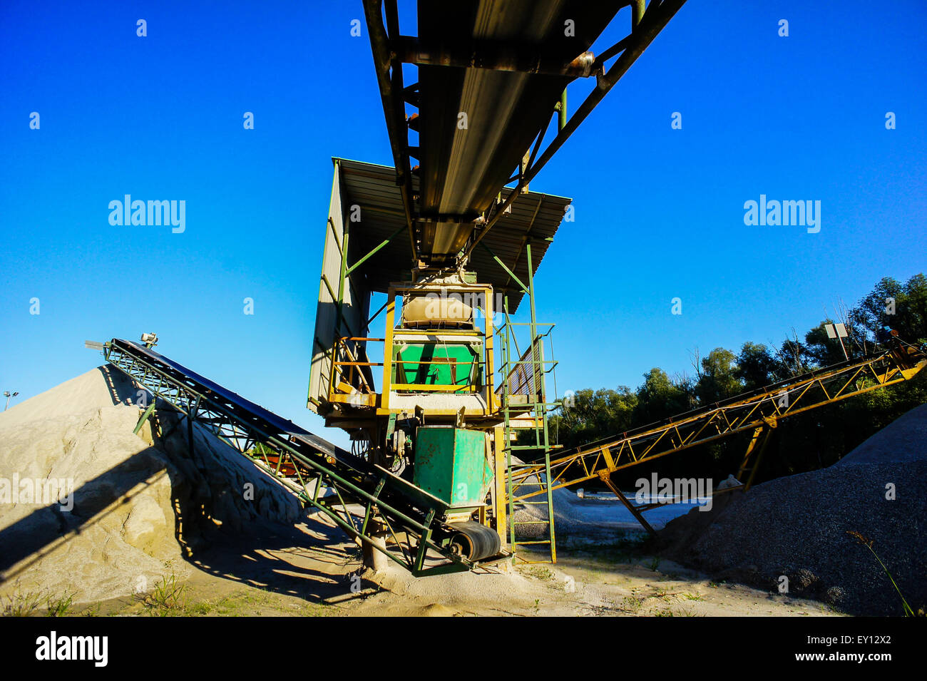 Industrial Gravel Quarry Stock Photo - Alamy