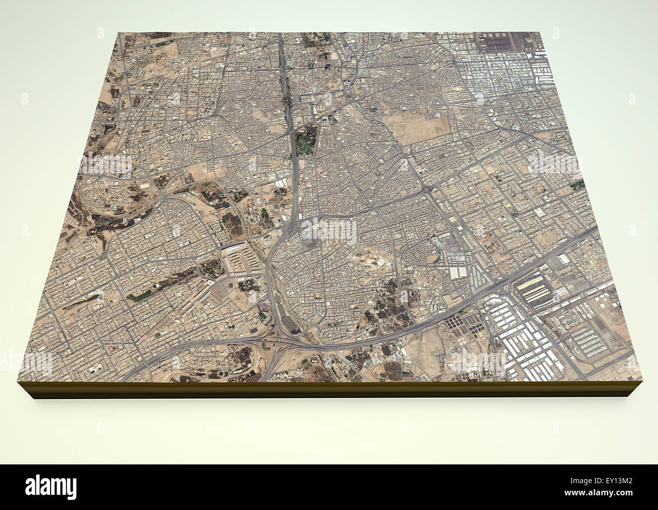 Satellite view of Riyadh map, Saudi Arabia Stock Photo - Alamy