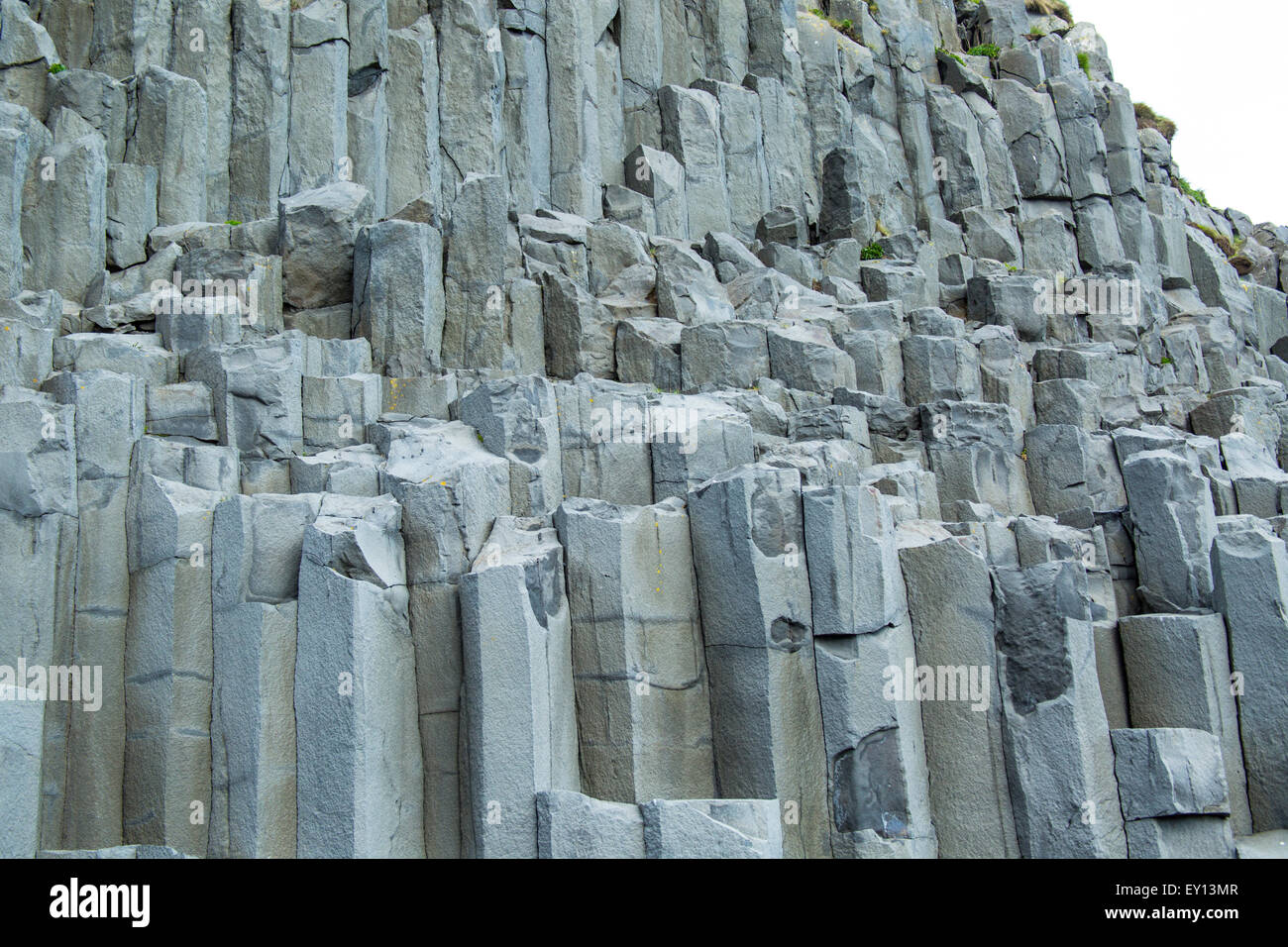 Reynishverfisvegur Iceland Basaltic Columns Stock Photo - Alamy