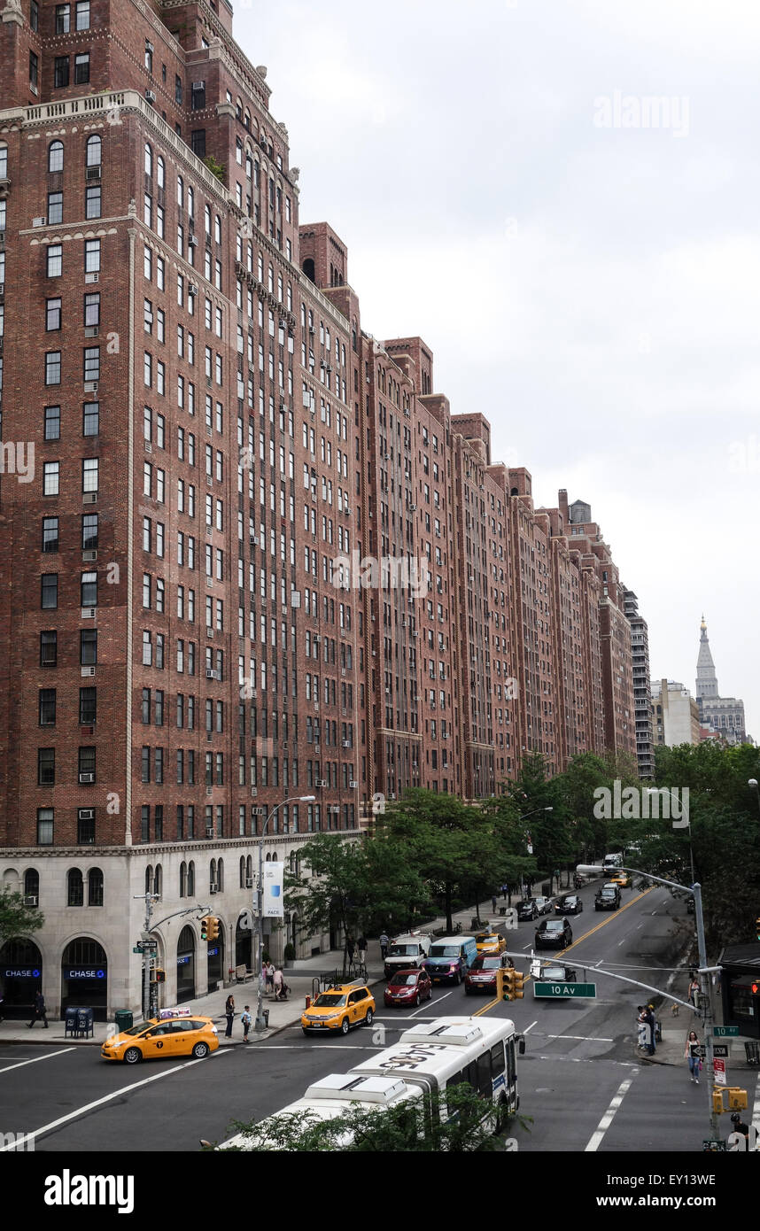 The London Terrace Towers, apartment buildings, West Chelsea, New York ...