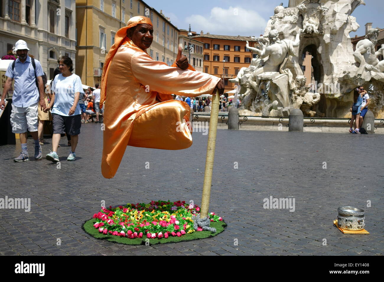 Colourful street performer hi-res stock photography and images - Alamy