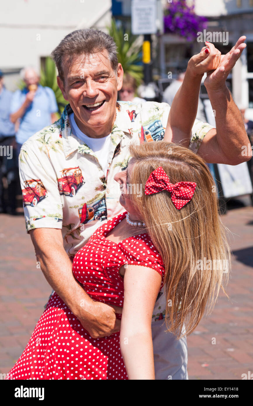 Poole Vintage Event, Poole, Dorset, UK. 19th July, 2015. The Lindy Hop ...