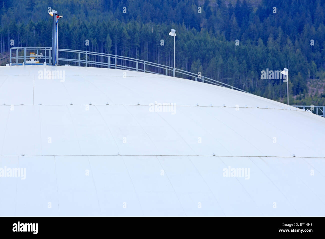 Fortis BC's Mt. Hayes LNG storage facility, near Ladysmith, Vancouver ...