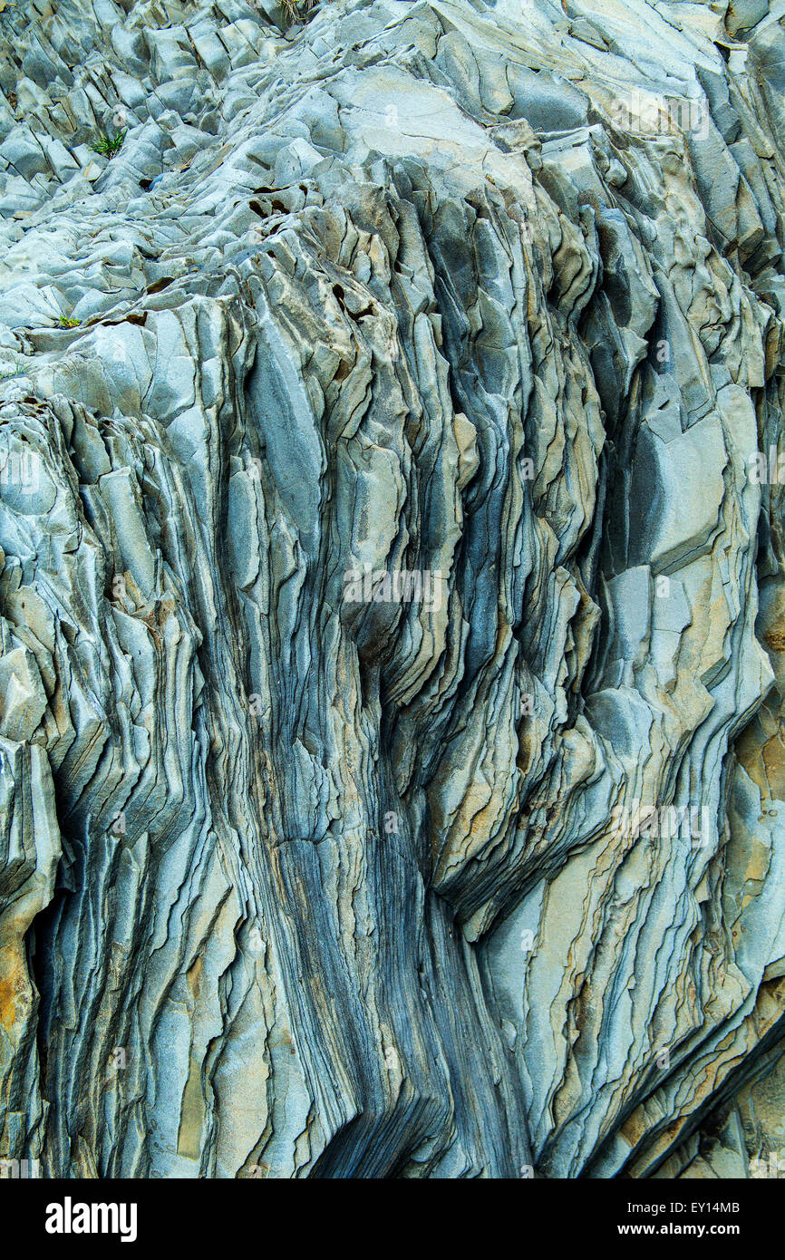 Basalt stone pattern Stock Photo - Alamy