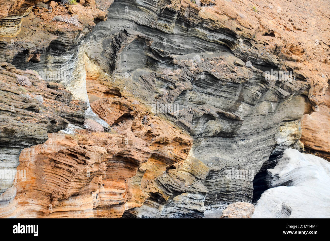 Volcanic Rock Basaltic Formation in Gran Canaria Stock Photo - Alamy