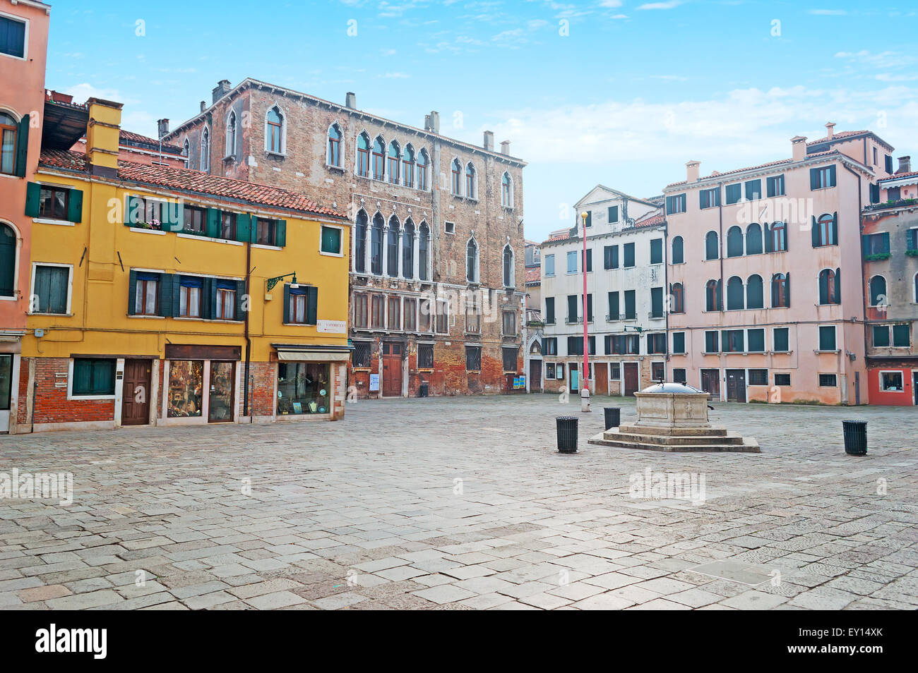old square in Venice, Italy Stock Photo - Alamy