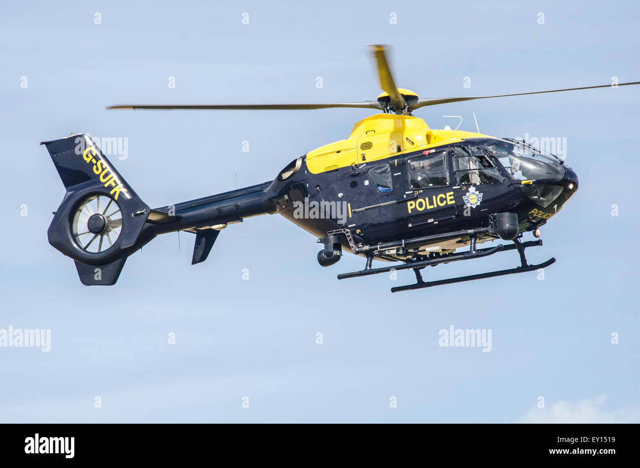 Police helicopter Eurocopter EC135P2 G-SUFK Stock Photo - Alamy