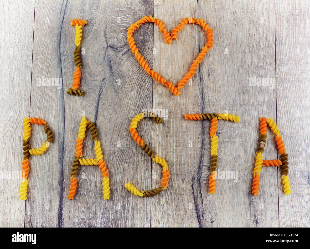 I love pasta hi-res stock photography and images - Alamy