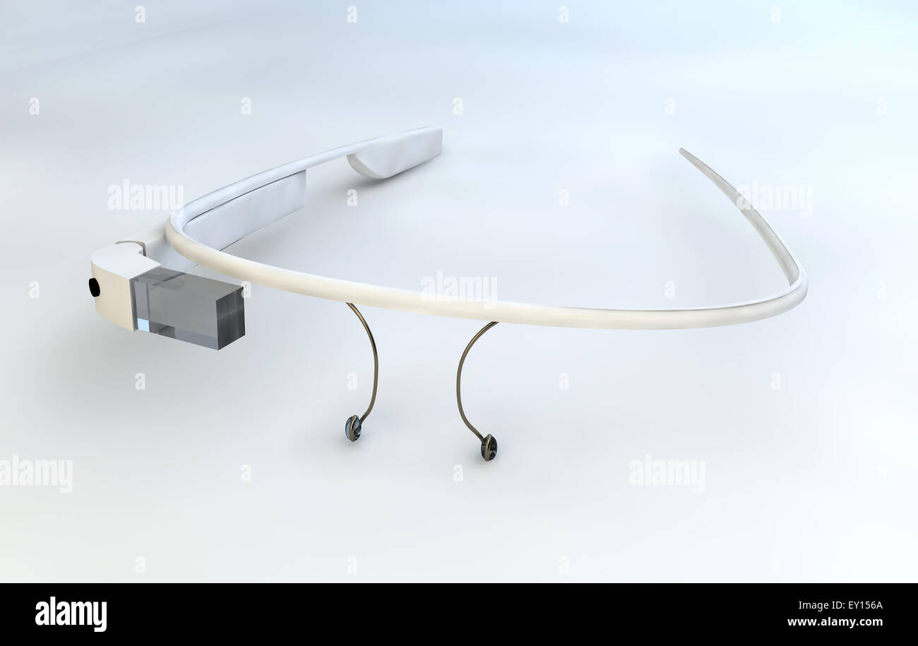 Interactive glasses, communication Stock Photo - Alamy