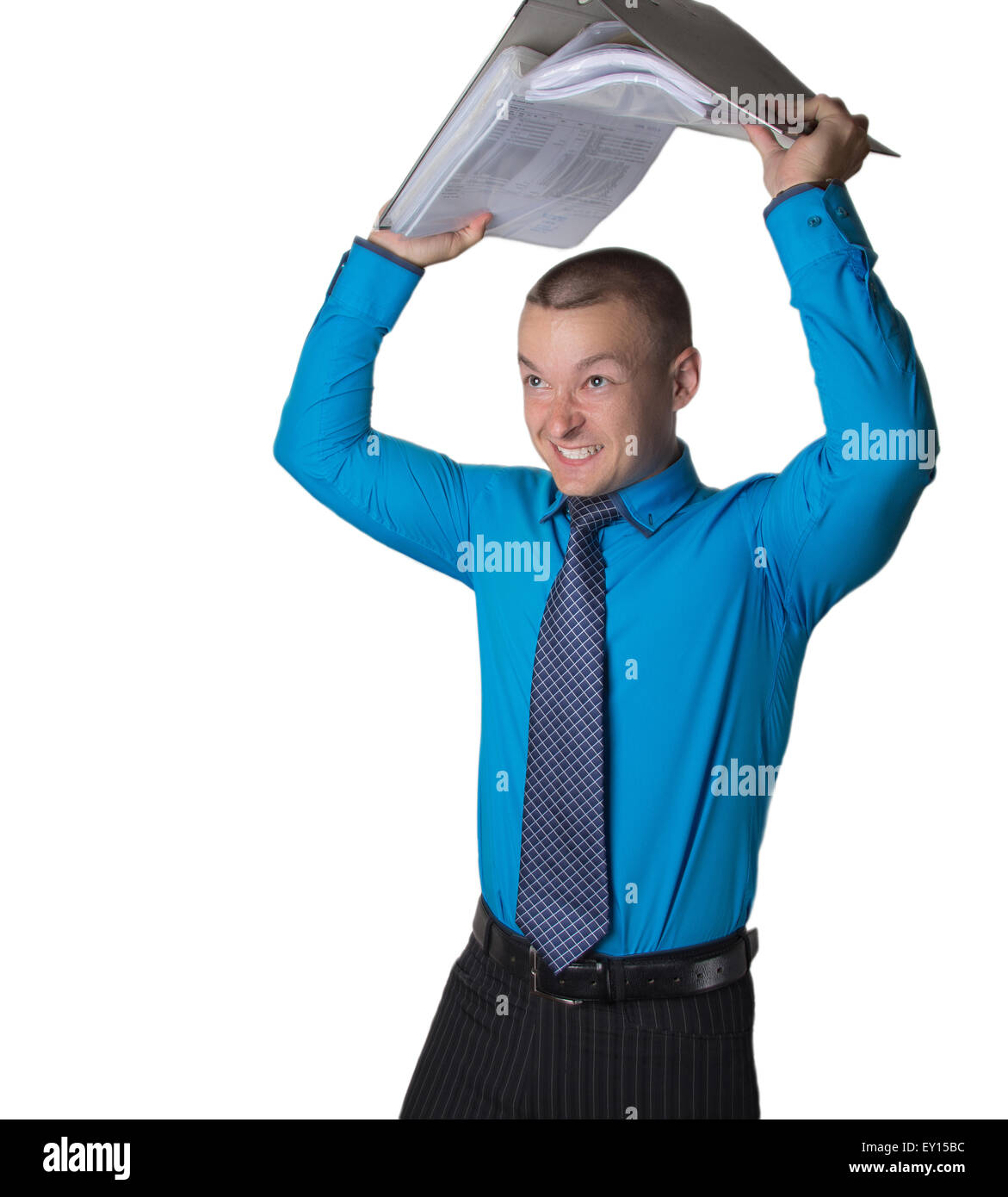 office worker gets angry because of an error Stock Photo - Alamy