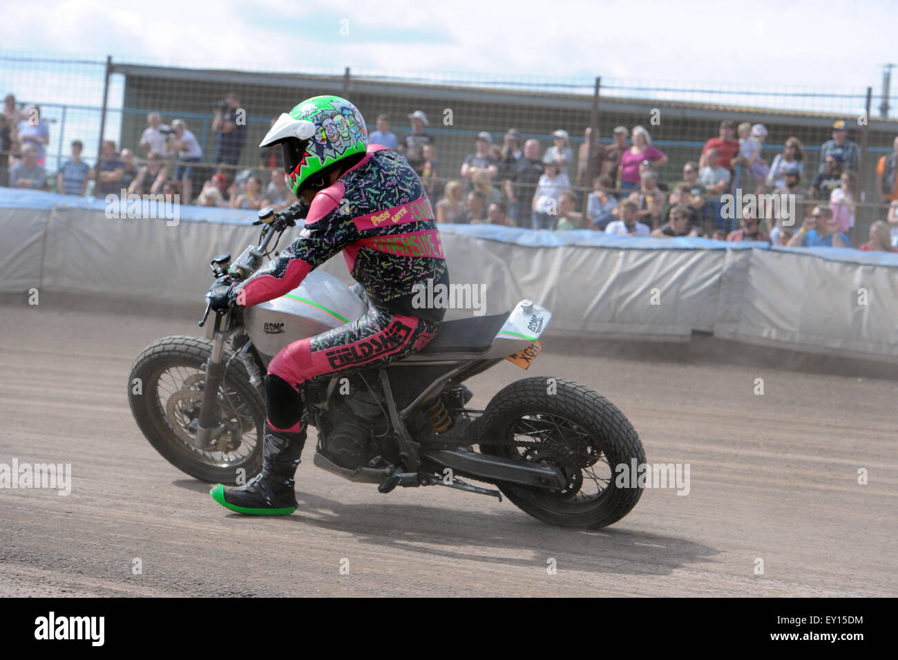 Speedway rider in leathers hi-res stock photography and images - Alamy