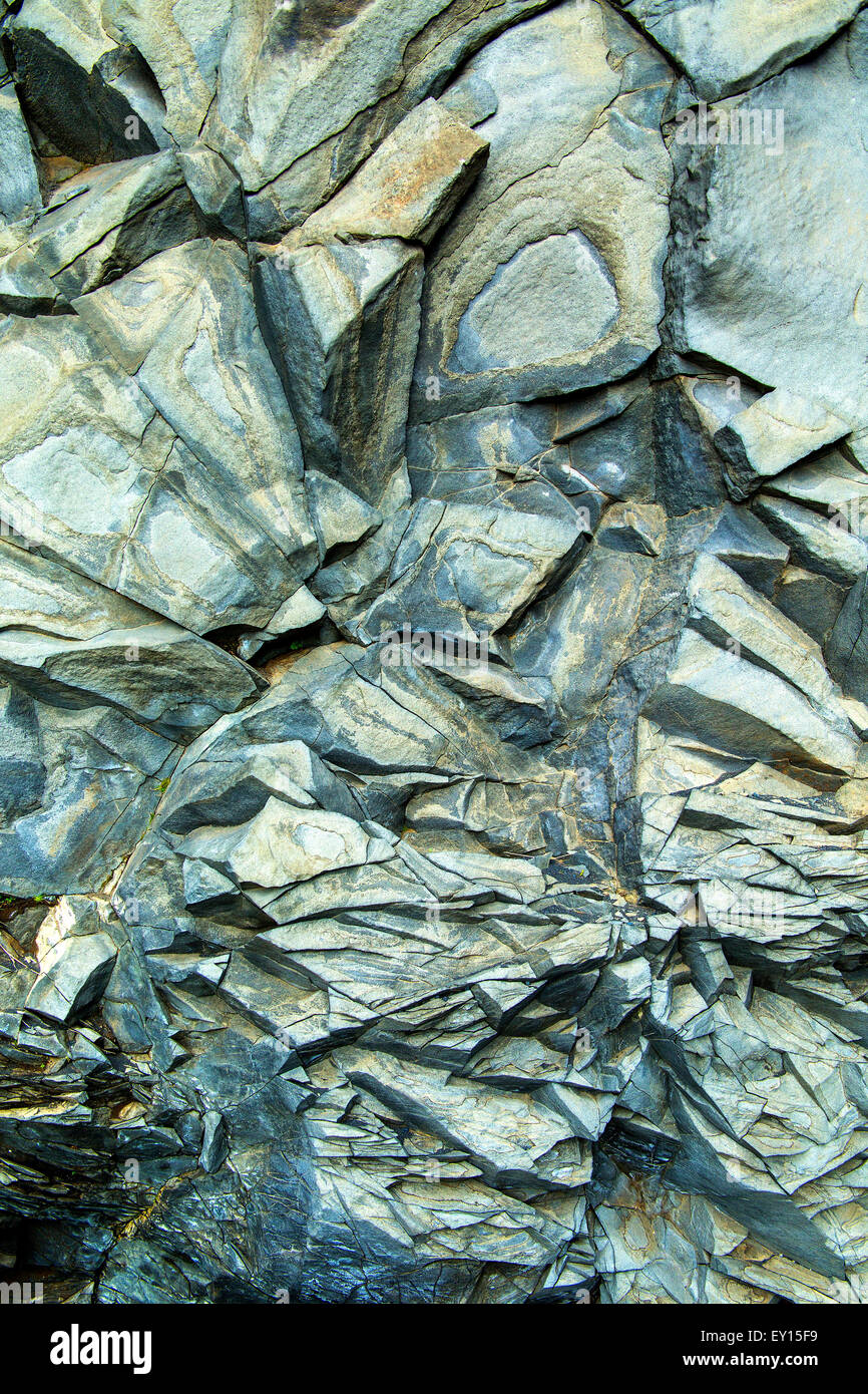 Basalt stone pattern Stock Photo - Alamy