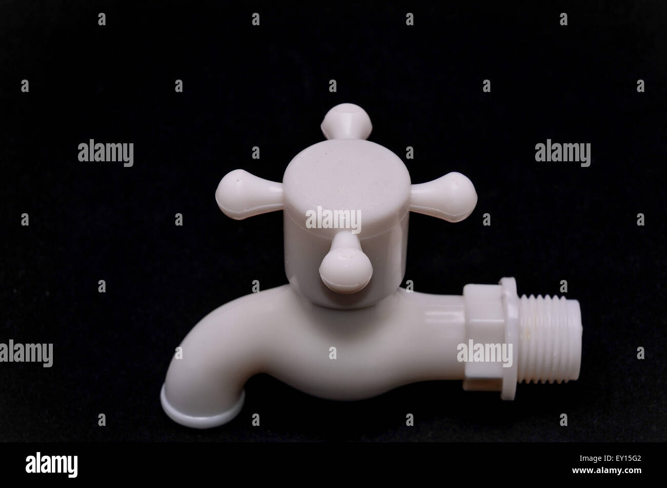 PVC Plastic Water Faucet Stock Photo - Alamy