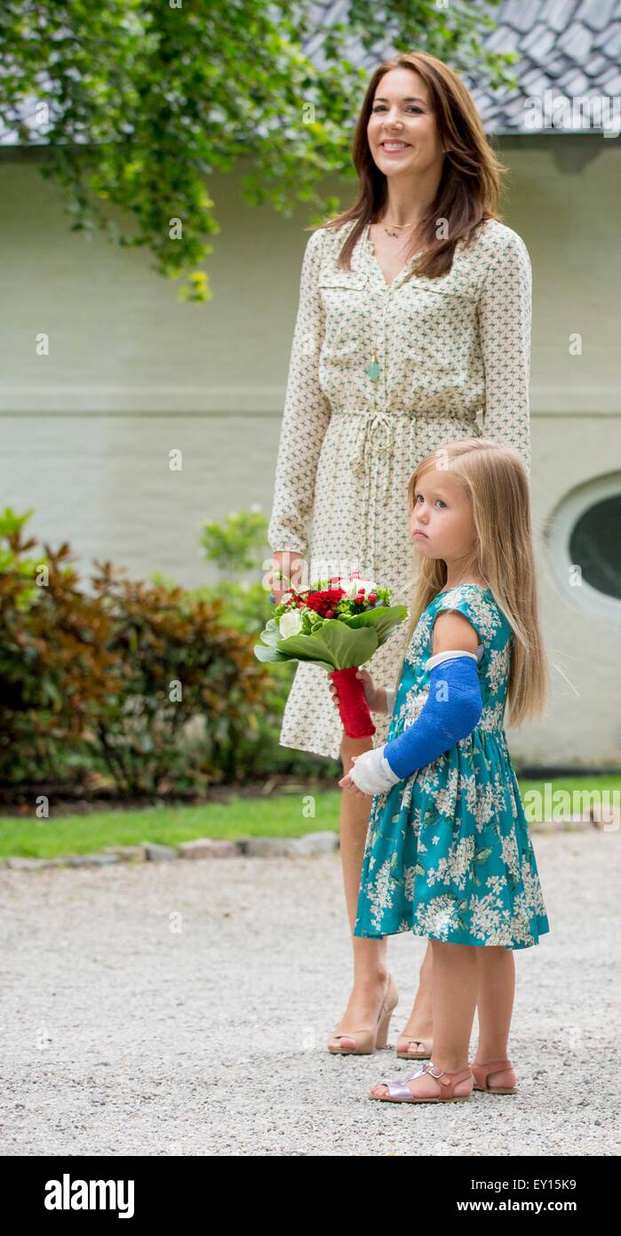 Crown Princess Mary and Princess Josephine attend a horse parade at ...