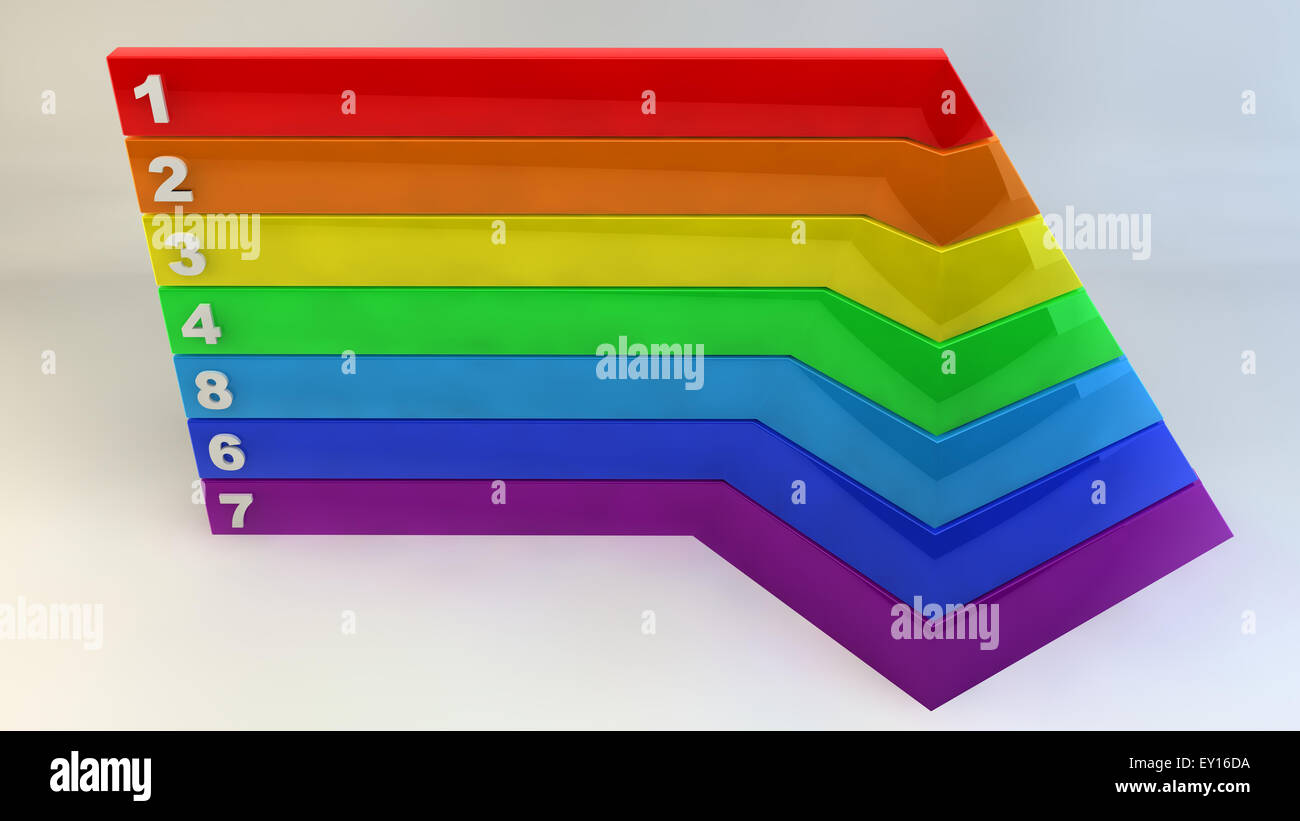 3d Pyramid illustration, energy and food pyramid Stock Photo - Alamy