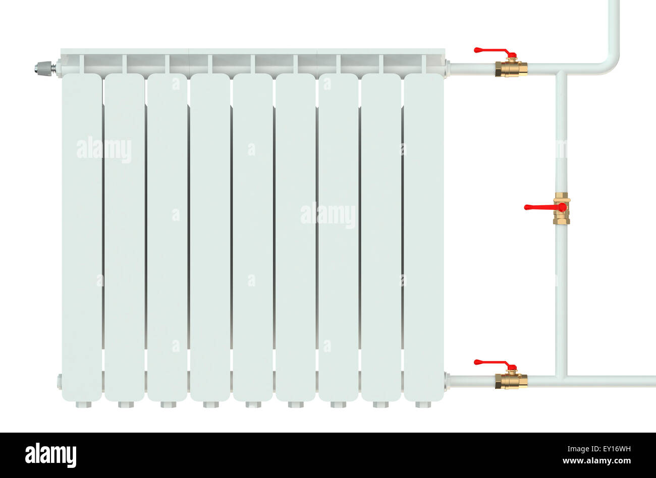 radiator isolated on white background Stock Photo - Alamy