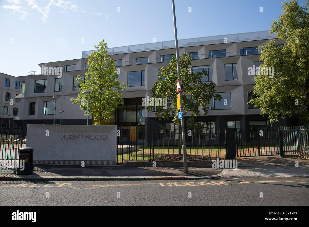 Burntwood School, in Burntwood Lane Wandsworth London Stock Photo - Alamy