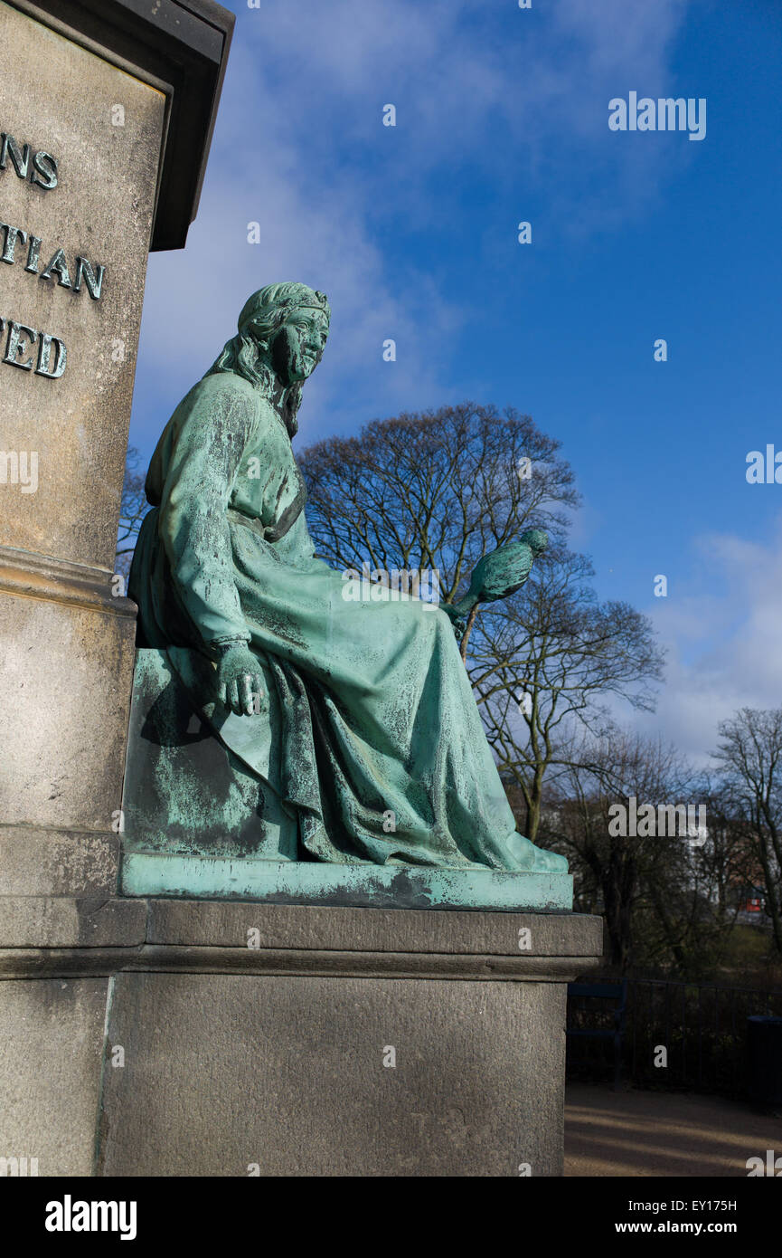 Stone sculptures in Orsted park, Copehagen, Denmark Stock Photo - Alamy