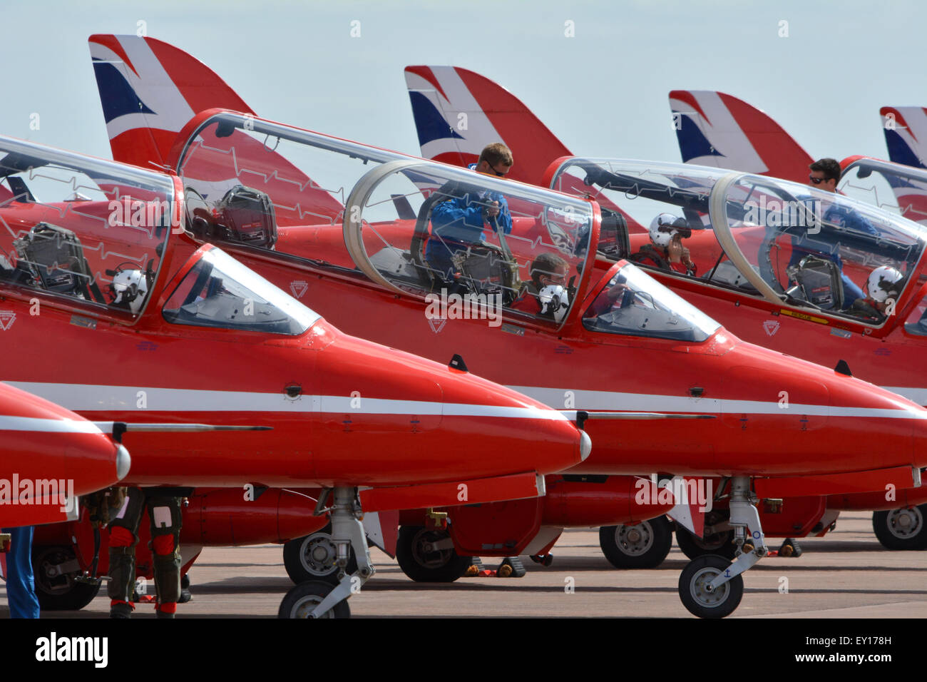 The Red Arrows Cockpit Stock Photo - Alamy