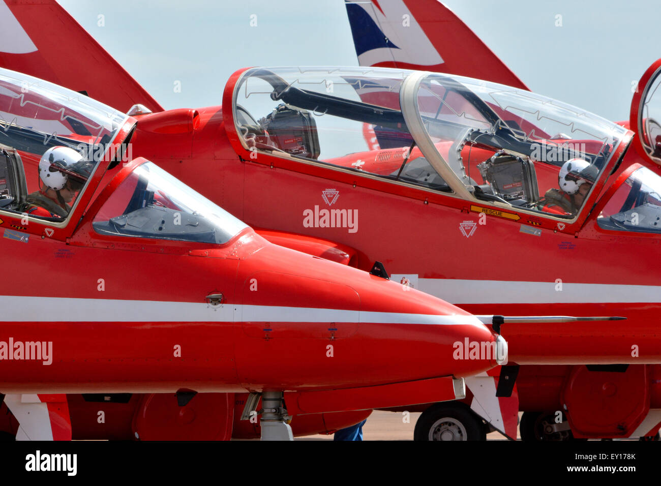 The Red Arrows Cockpit Stock Photo - Alamy