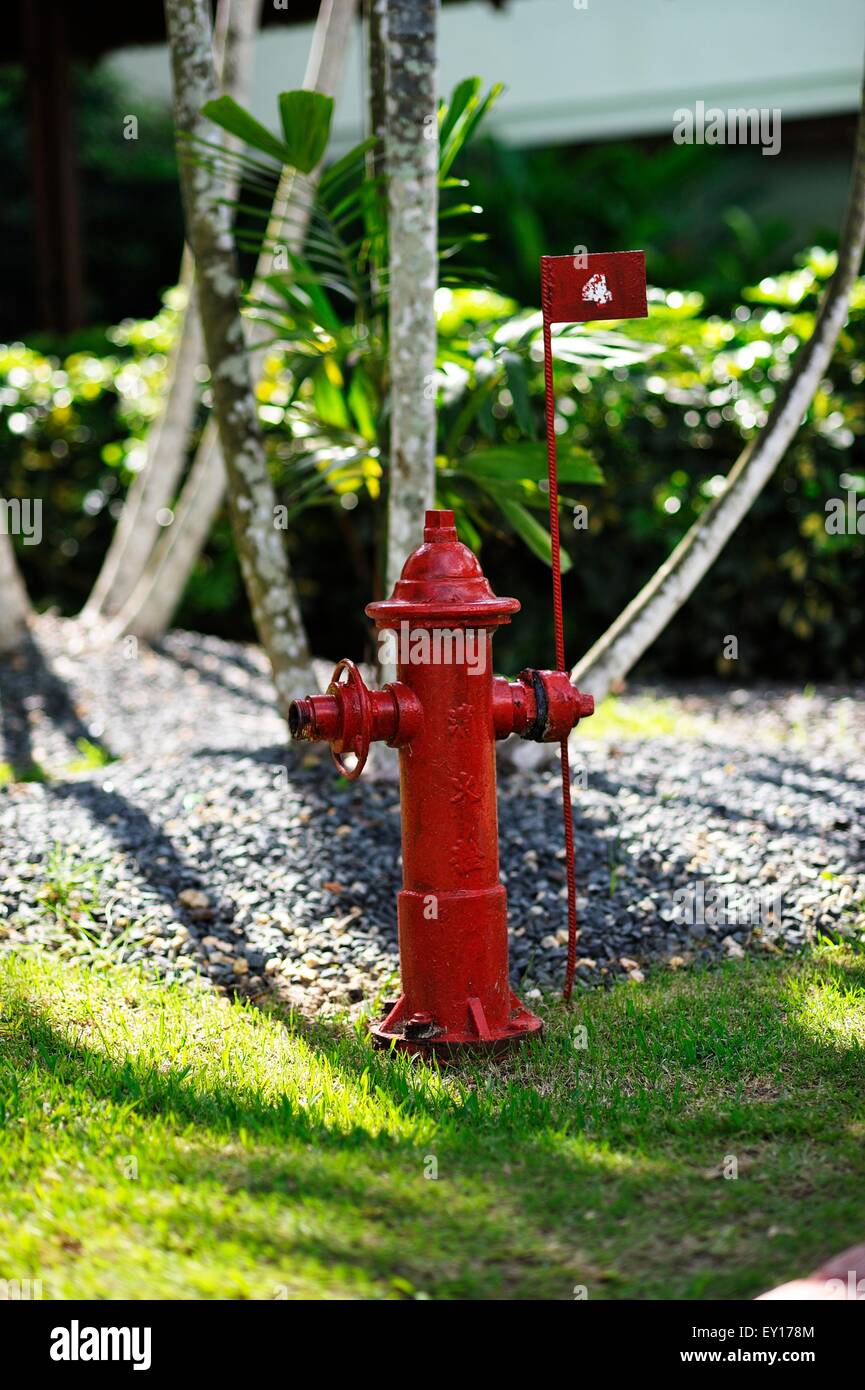 Red Fire Hydrant Stock Photo - Alamy