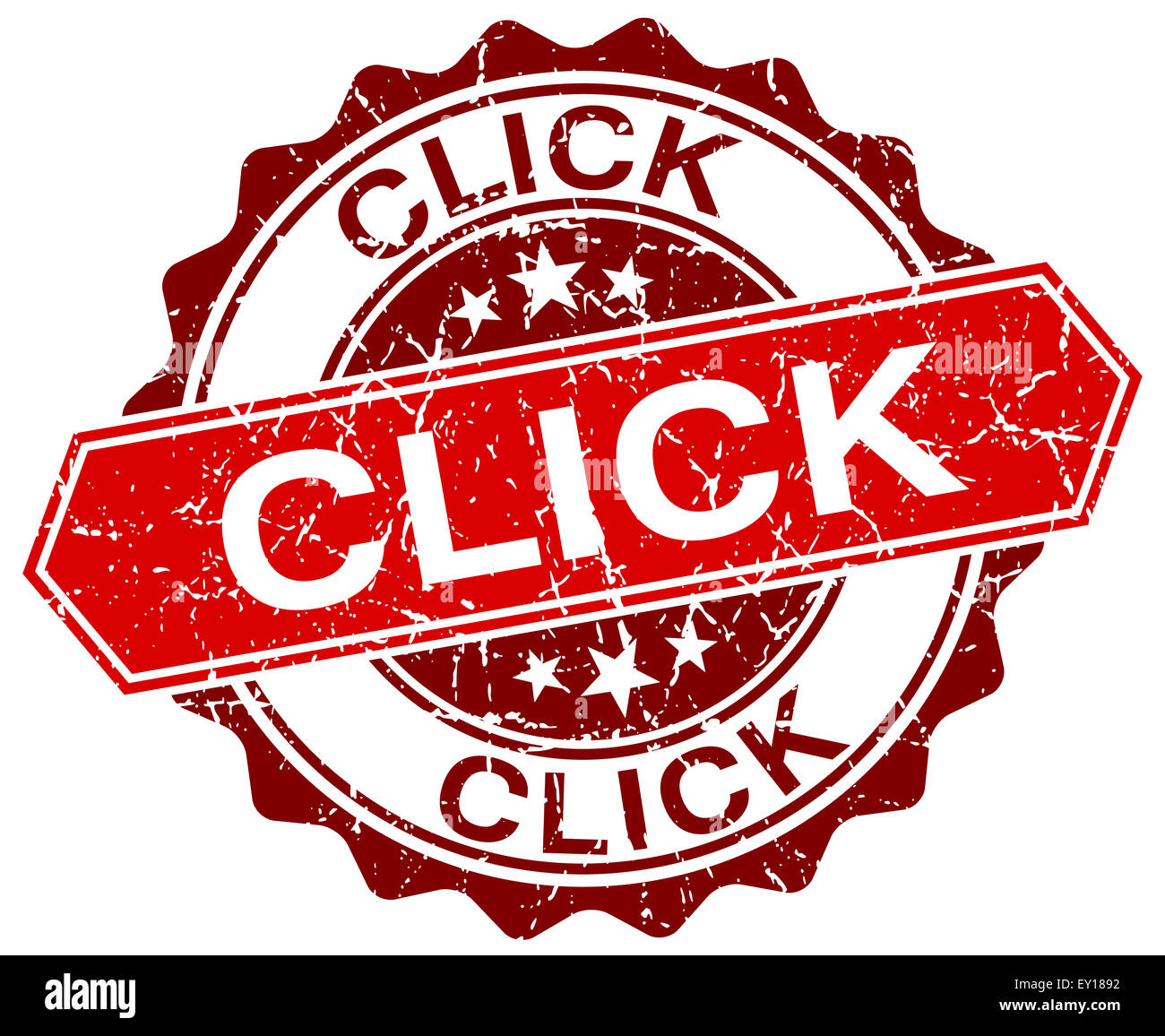 click red round grunge stamp on white Stock Photo - Alamy click red round grunge stamp on white Stock Photo - Alamy
