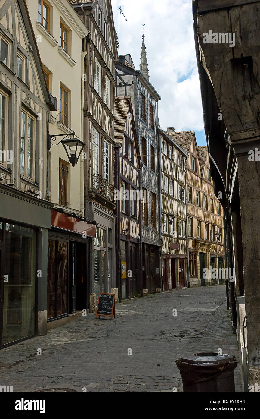 Street in Rouen Stock Photo - Alamy