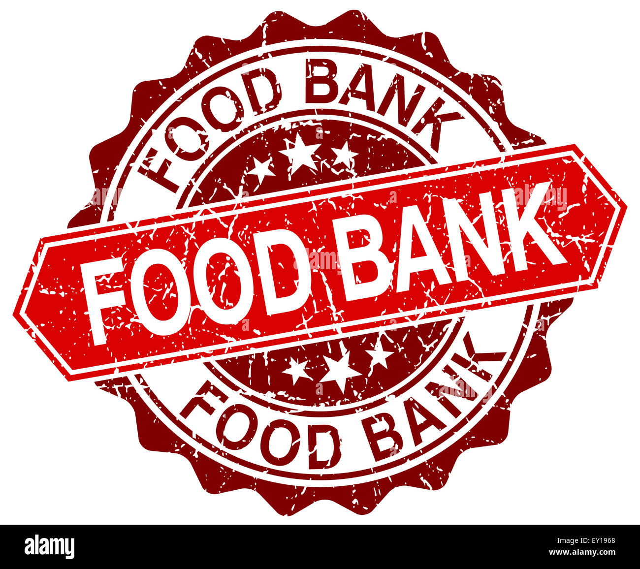 Food bank stamp sign seal hi-res stock photography and images - Alamy