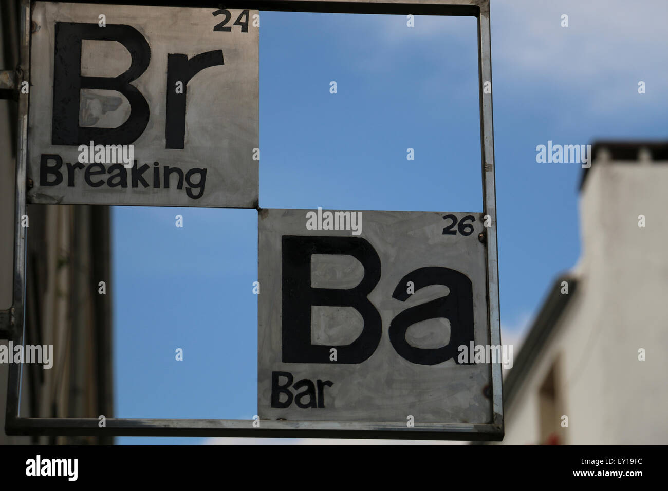 breaking bad or breaking bar Stock Photo - Alamy