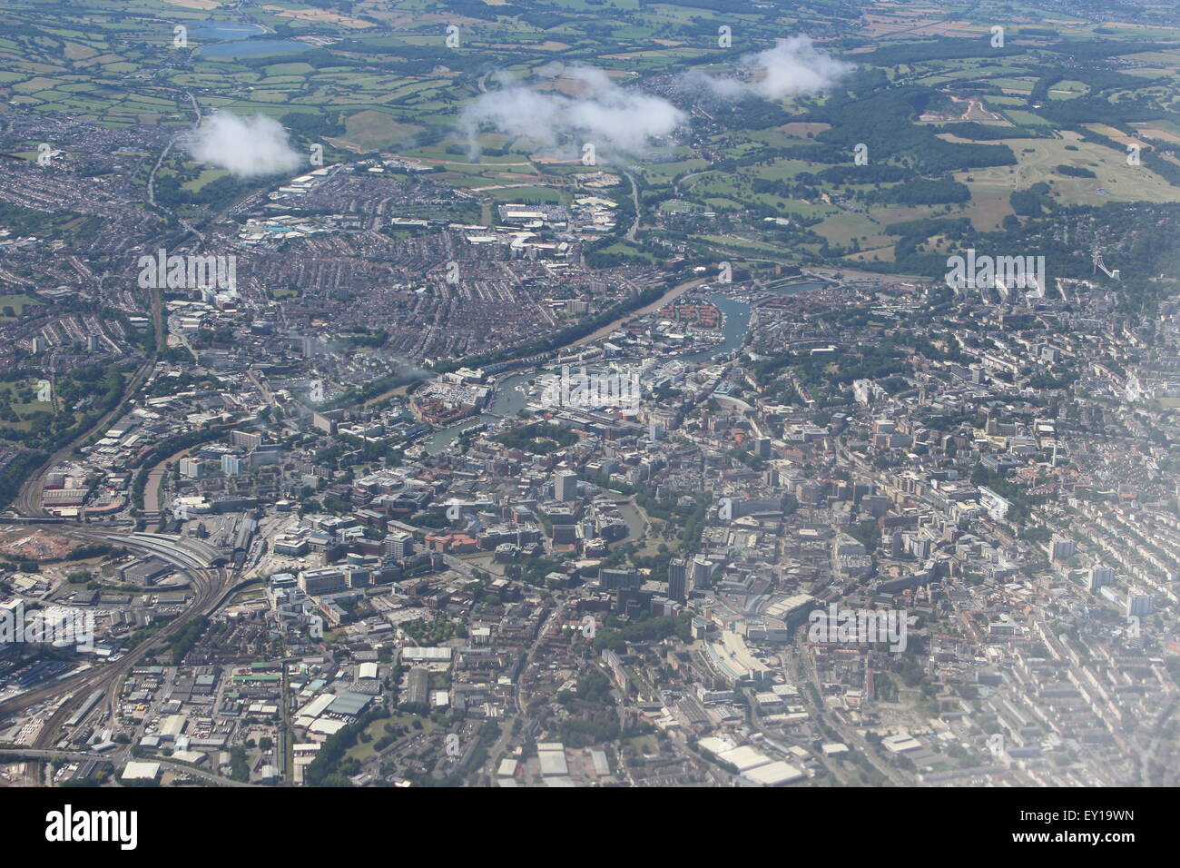 Aerial View of Bristol Stock Photo - Alamy