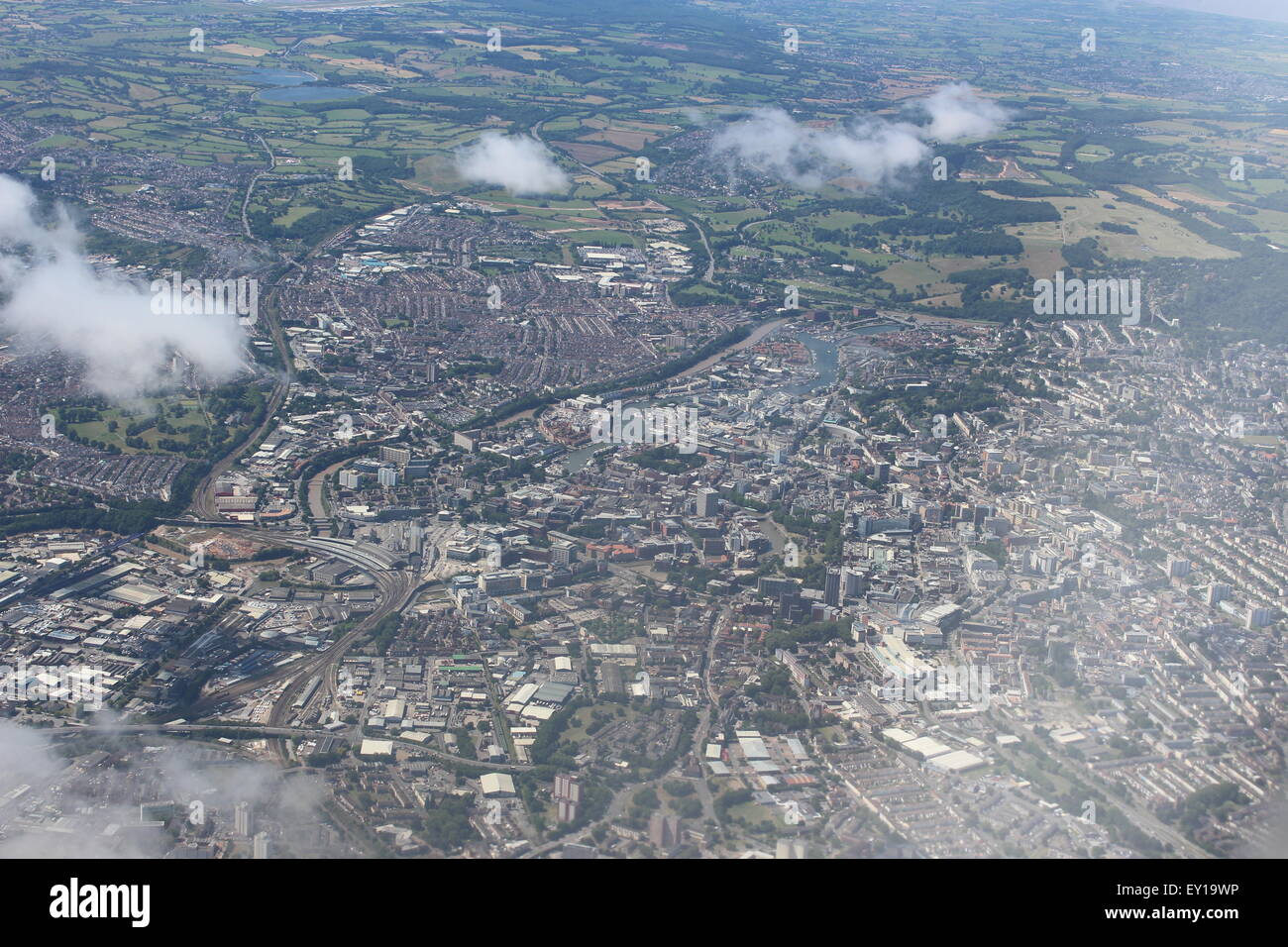 Aerial View of Bristol Stock Photo - Alamy