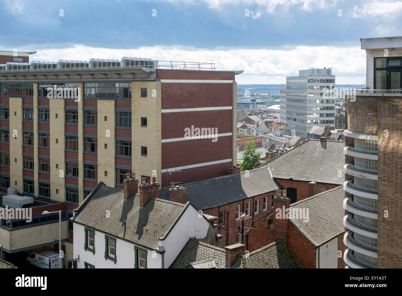 Nottingham City Skyline Stock Photo - Alamy