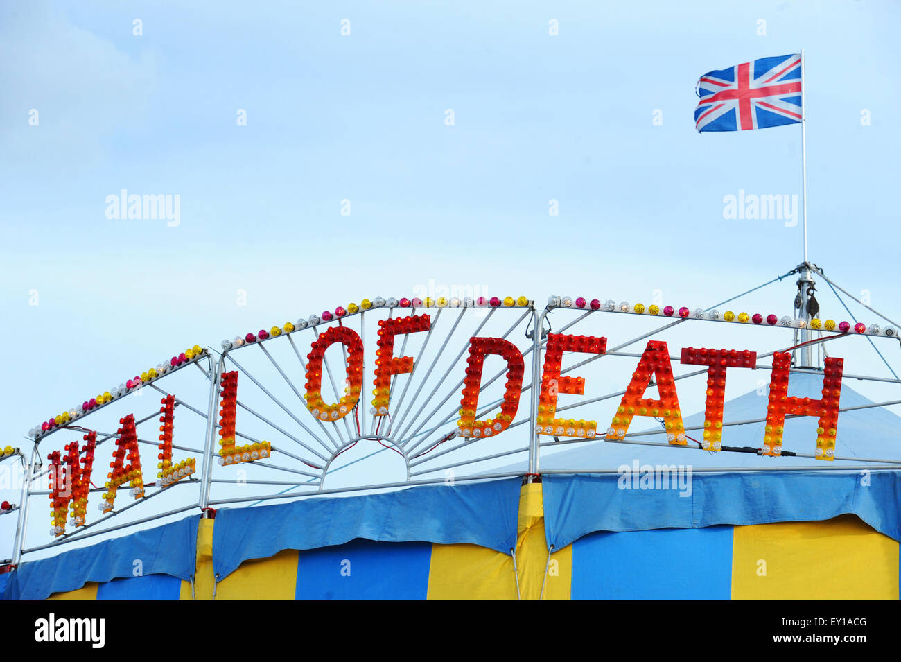 Crowds enjoy the Ken Fox Wall of Death at Dirt Quake IV at the Adrian ...