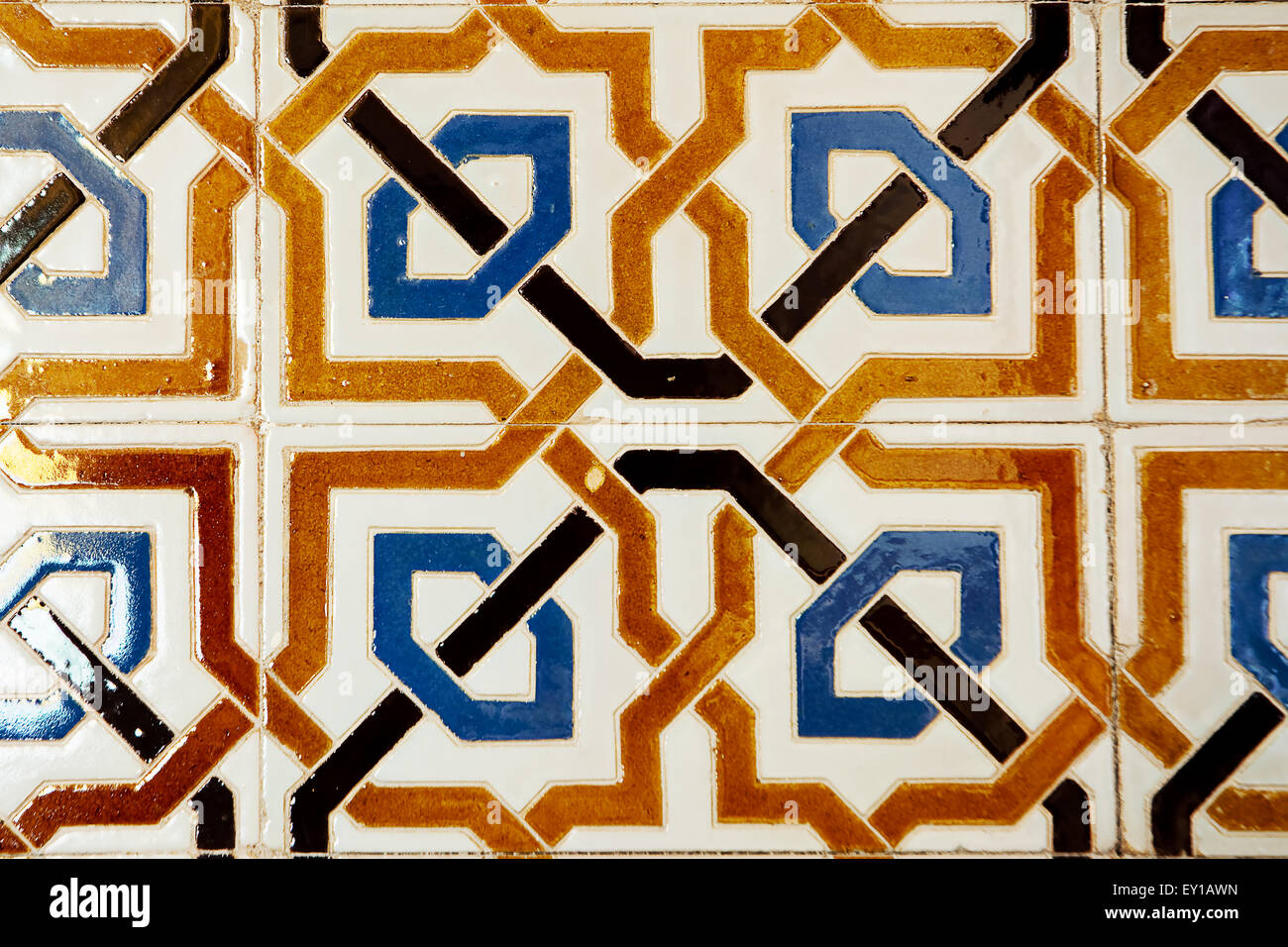 detail of the tiles typical in Andalusia Stock Photo - Alamy