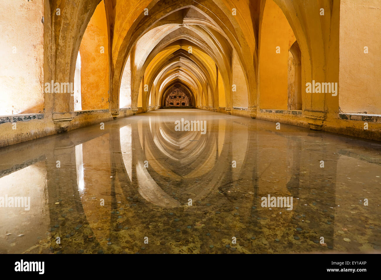 Maria Padilla baths in alcazar of Sevilla (Spain Stock Photo - Alamy